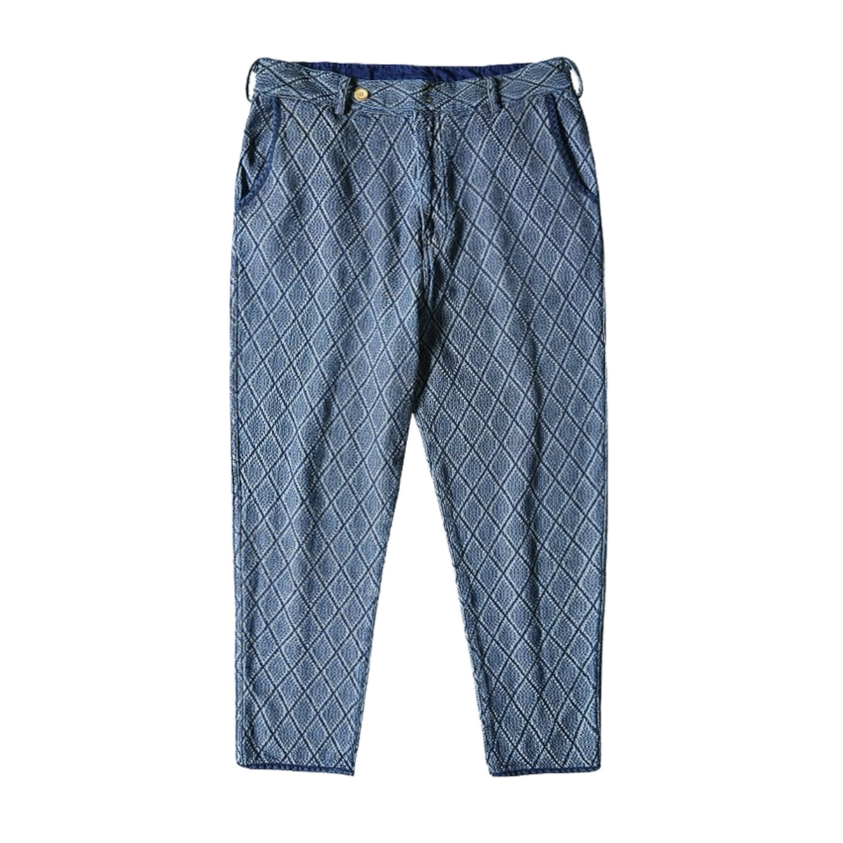 Indigo Dye Jacquard Pants – Indigo Union